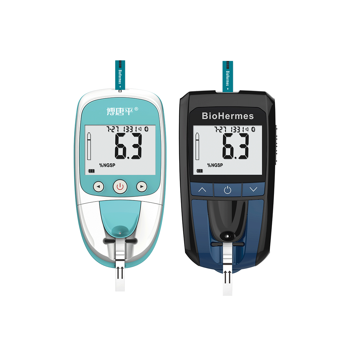 Bio Hermes GluCoA1c Blood Glucose and Glycohemoglobin Analyzer ...